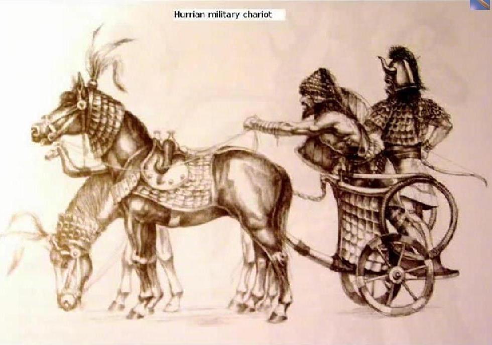 Hurrian military chariot | Ancient warriors, Ancient warfare, Ancient ...